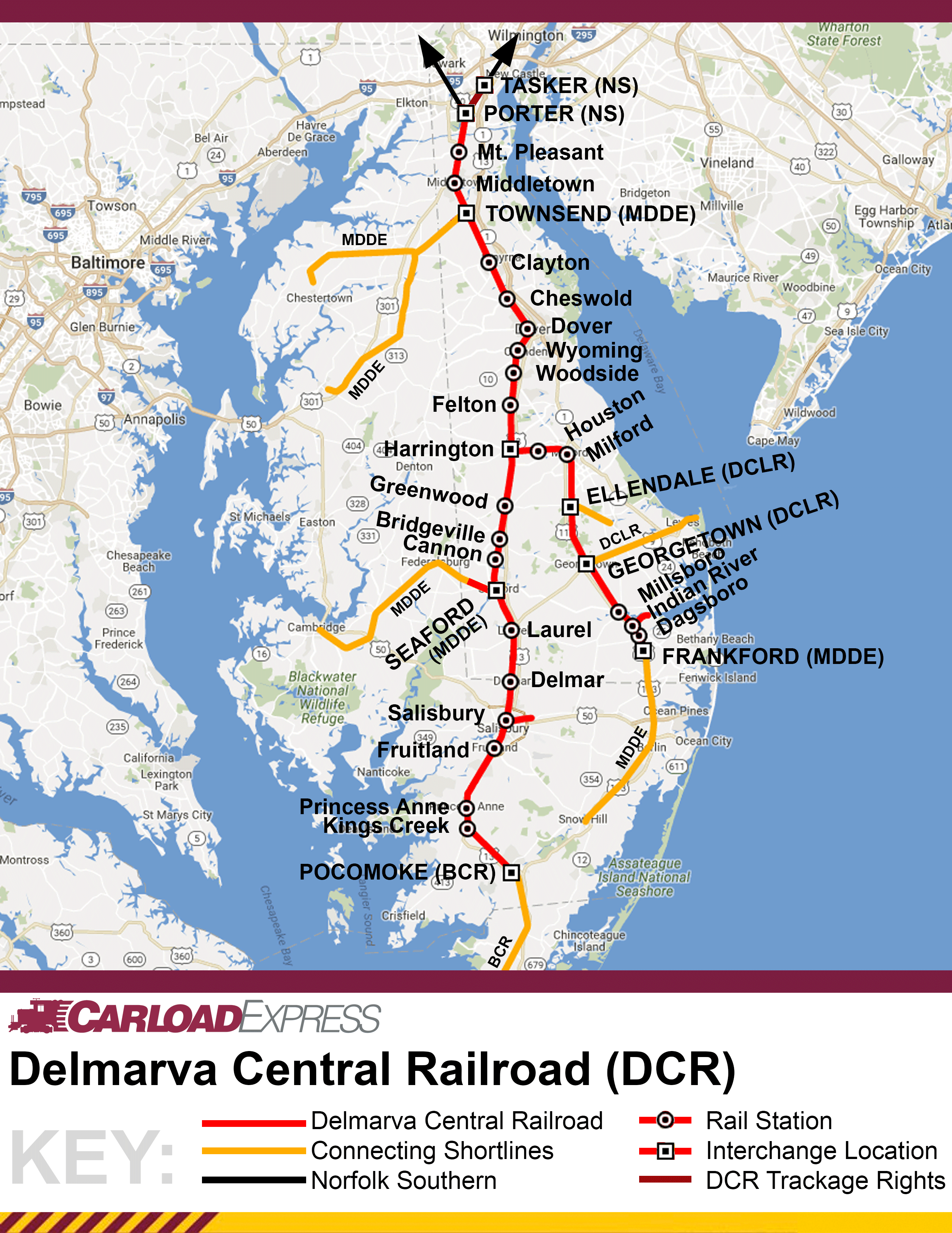 There should be a train line from Sussex County to Wilmington. : r/Delaware